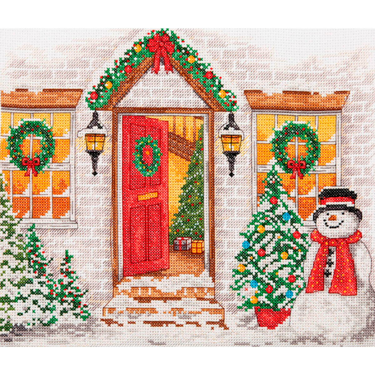Набор для вышивания Anchor "Christmas Welcome" 227см, MEZ Венгрия, PCE968