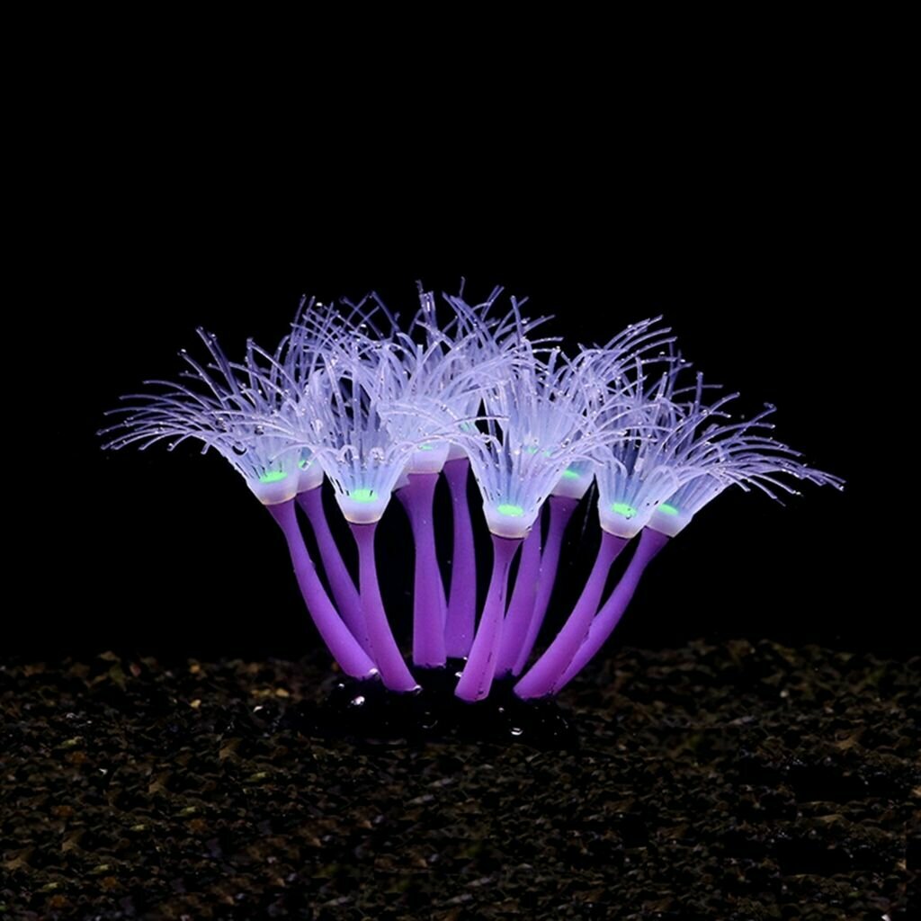 Украшение аквариума, Имитация кораллов для аквариума - фиолетовый