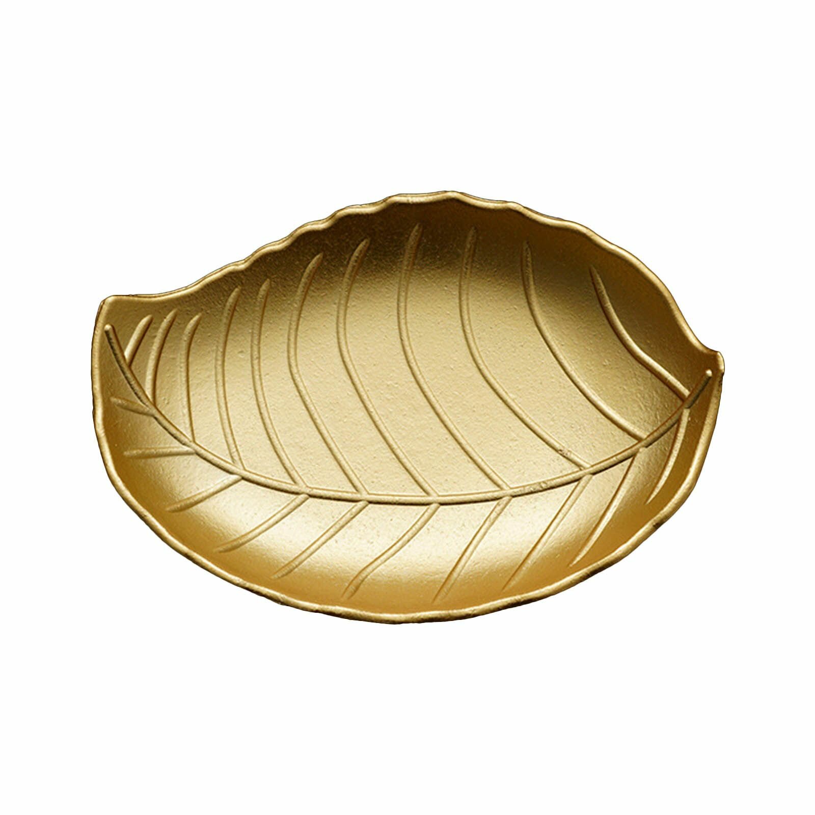 Креативная тарелка для закусок, Деревянный лист B - Большой