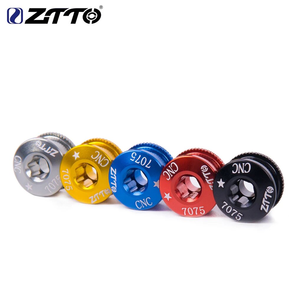 ZTTO Болты для звездочки из алюминиевого сплава 7075 T6 5mm 5pcs Red