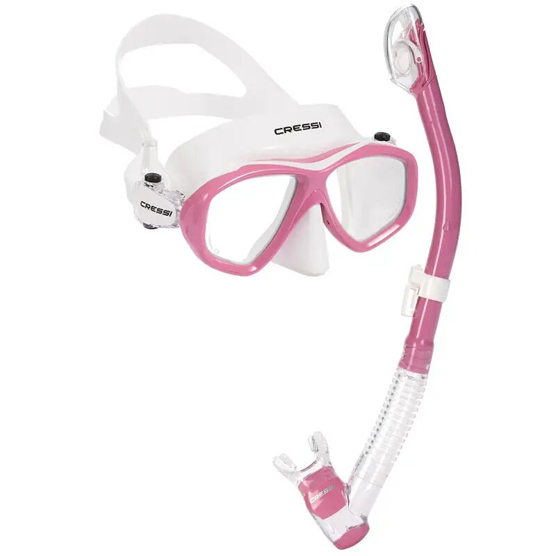 Cressi ICON маска для фридайвинга Розовый, SET PINK
