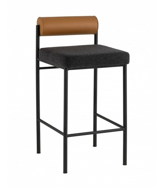 Стул полубарный Амелья темно-серый