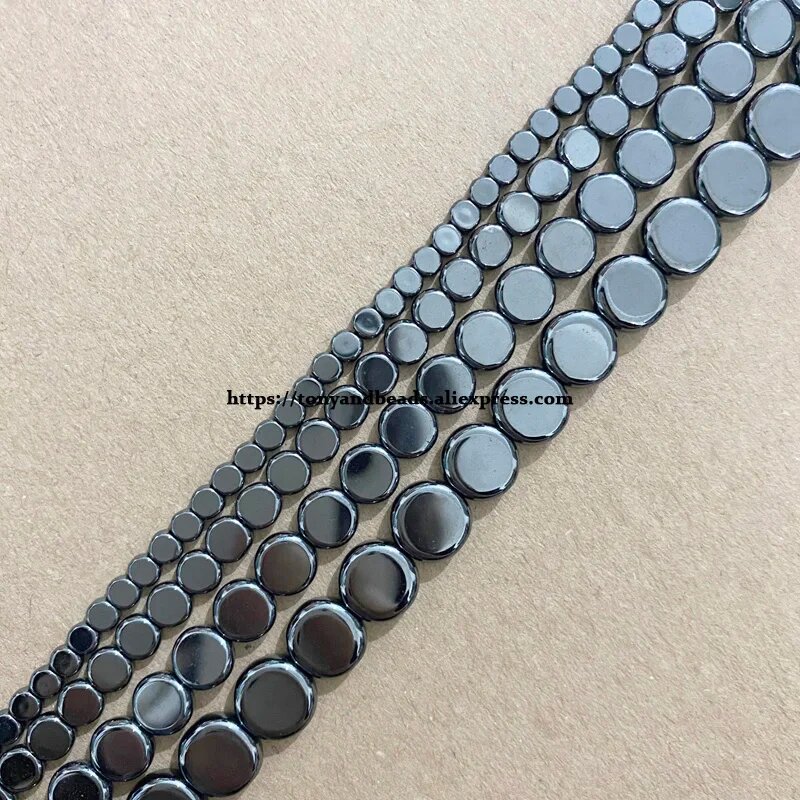 Черный гематит бусины Tony and Beads 4 5 7,5 10 мм 10mm 40pcs beads