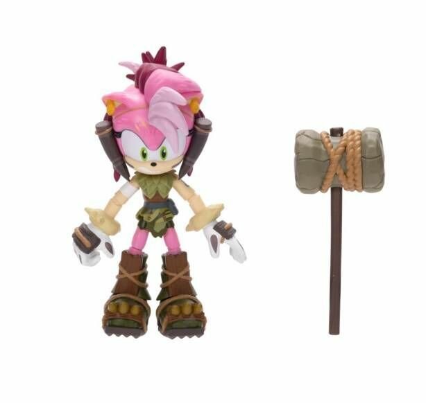 Коллекционная фигурка Соник Бум Эми Роуз пиратка Соник Прайм Sonic Prime