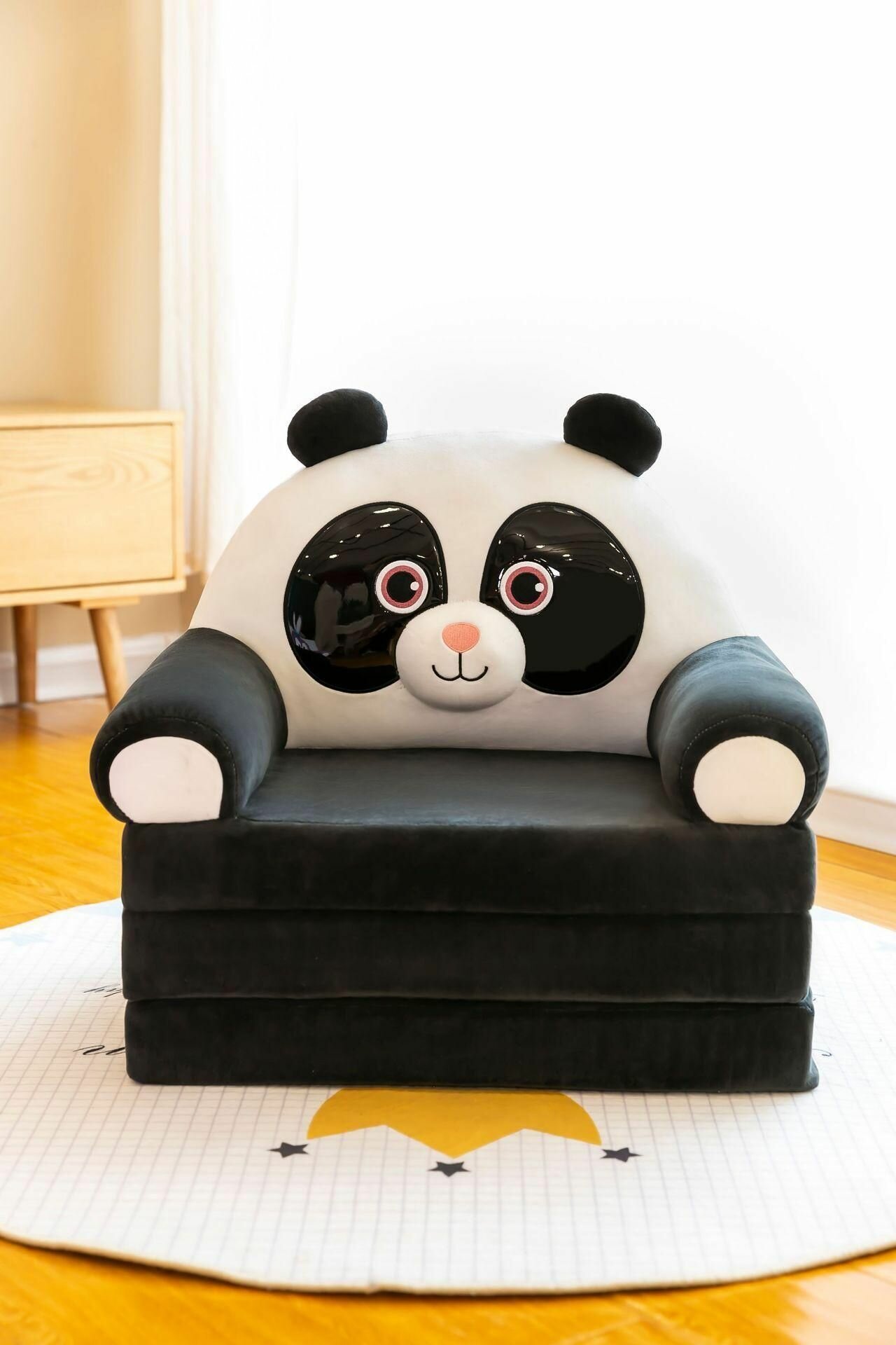 Плюшевый детский диван милый складной мультяшный диван