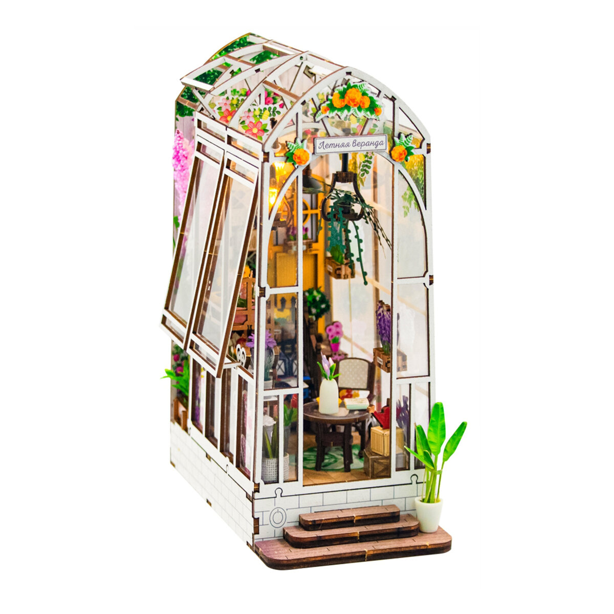 Hobby Day Интерьер в миниатюре Летняя веранда PC2403-AV61 - коллекционная модель для экспозиции