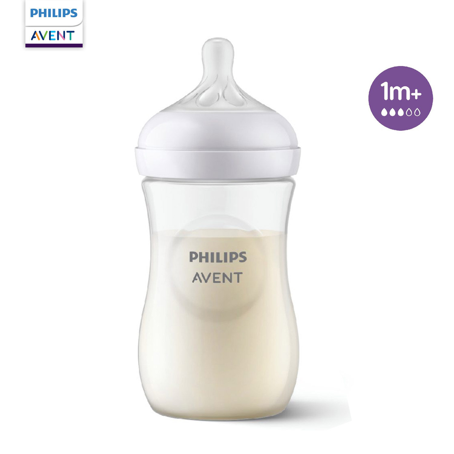 Бутылочка для кормления Philips Avent "Natural Response", пластик, 260 мл