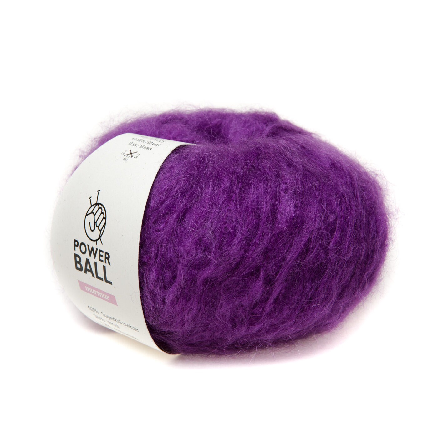 Пряжа Power Ball Murmur 124 Violet/Фиолетовый