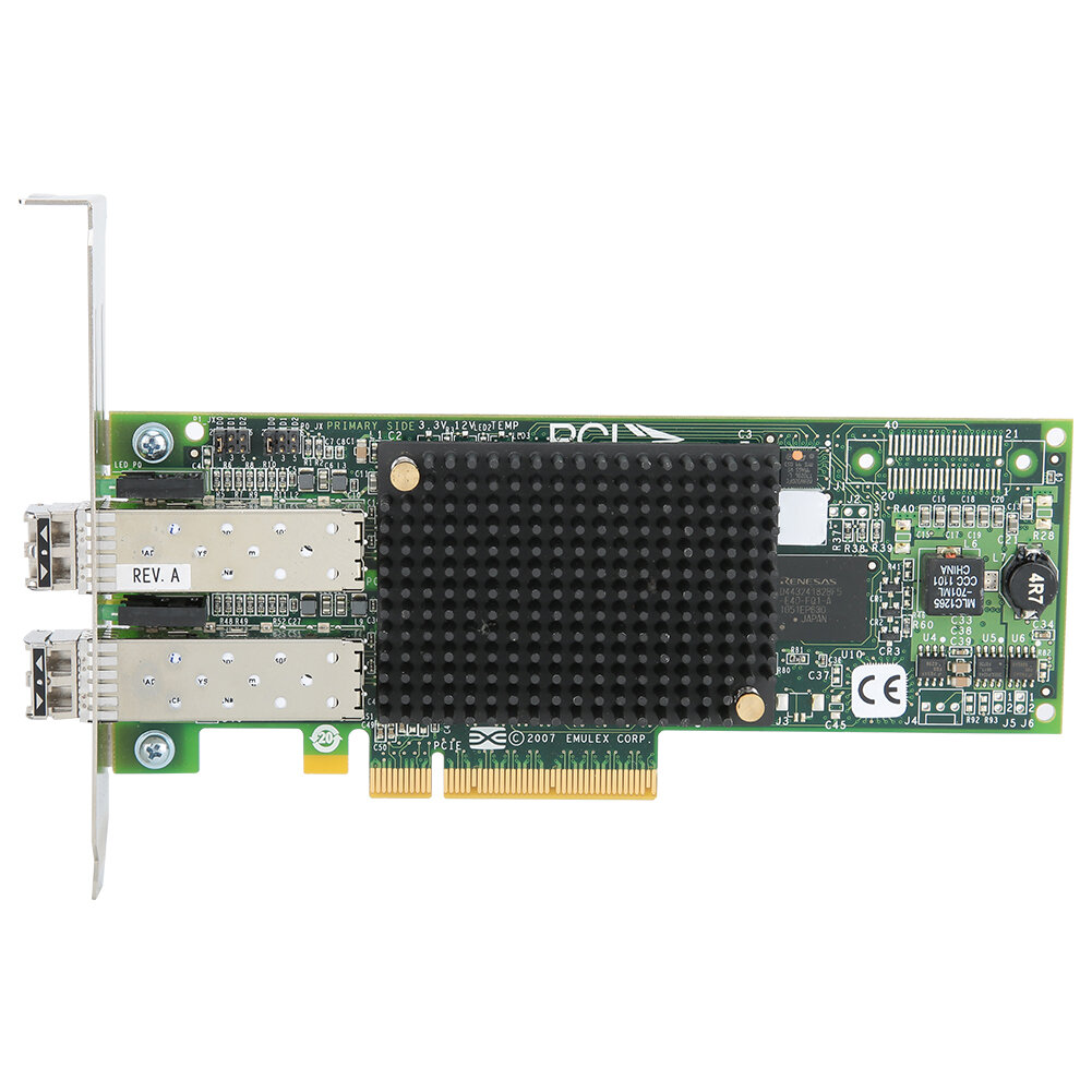 Карта FC HBA Emulex LPE12002 8 Гбит с PCIe 2.0 два порта