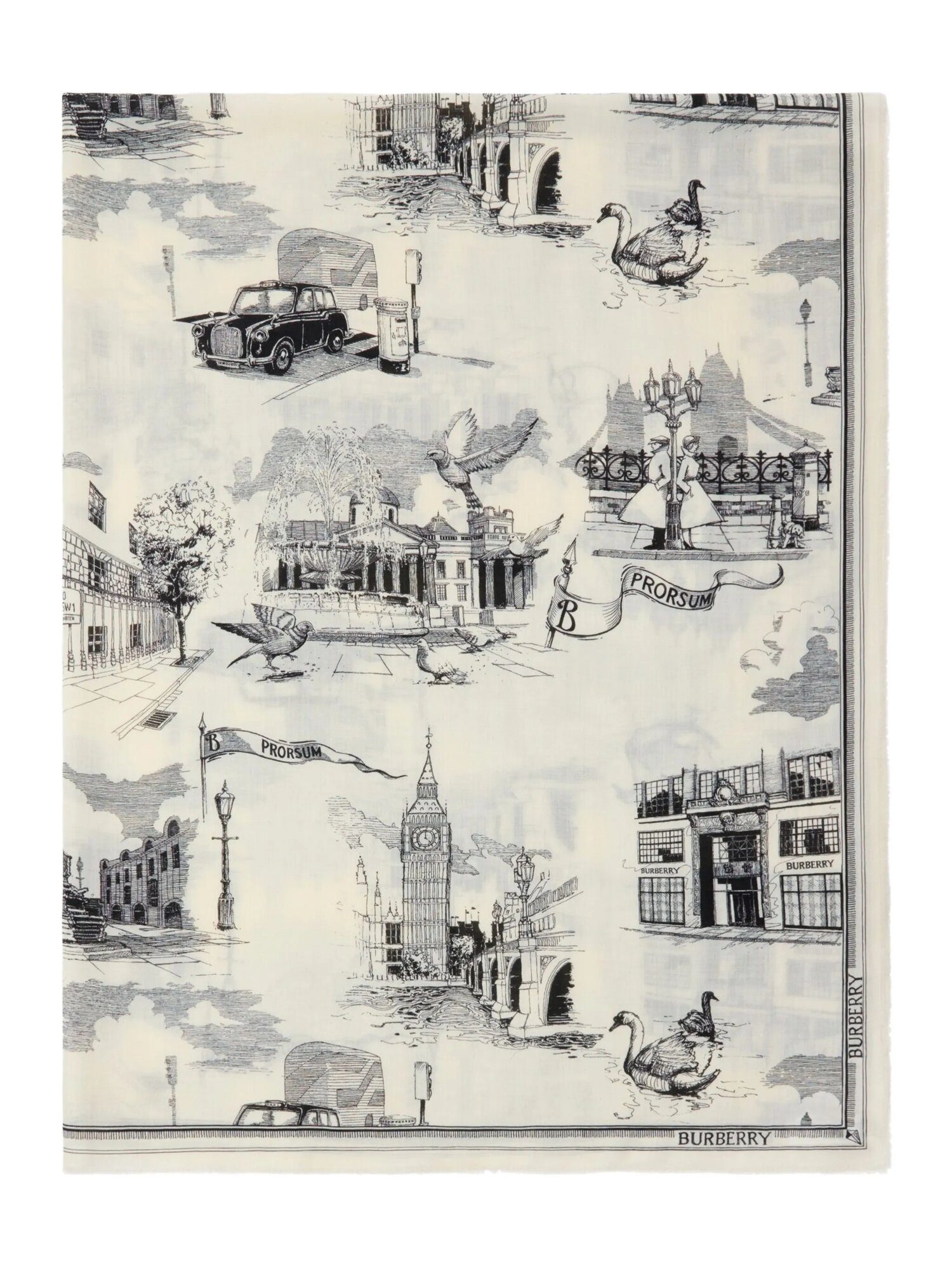 Шарф London Landmarks для мужчин и женщин