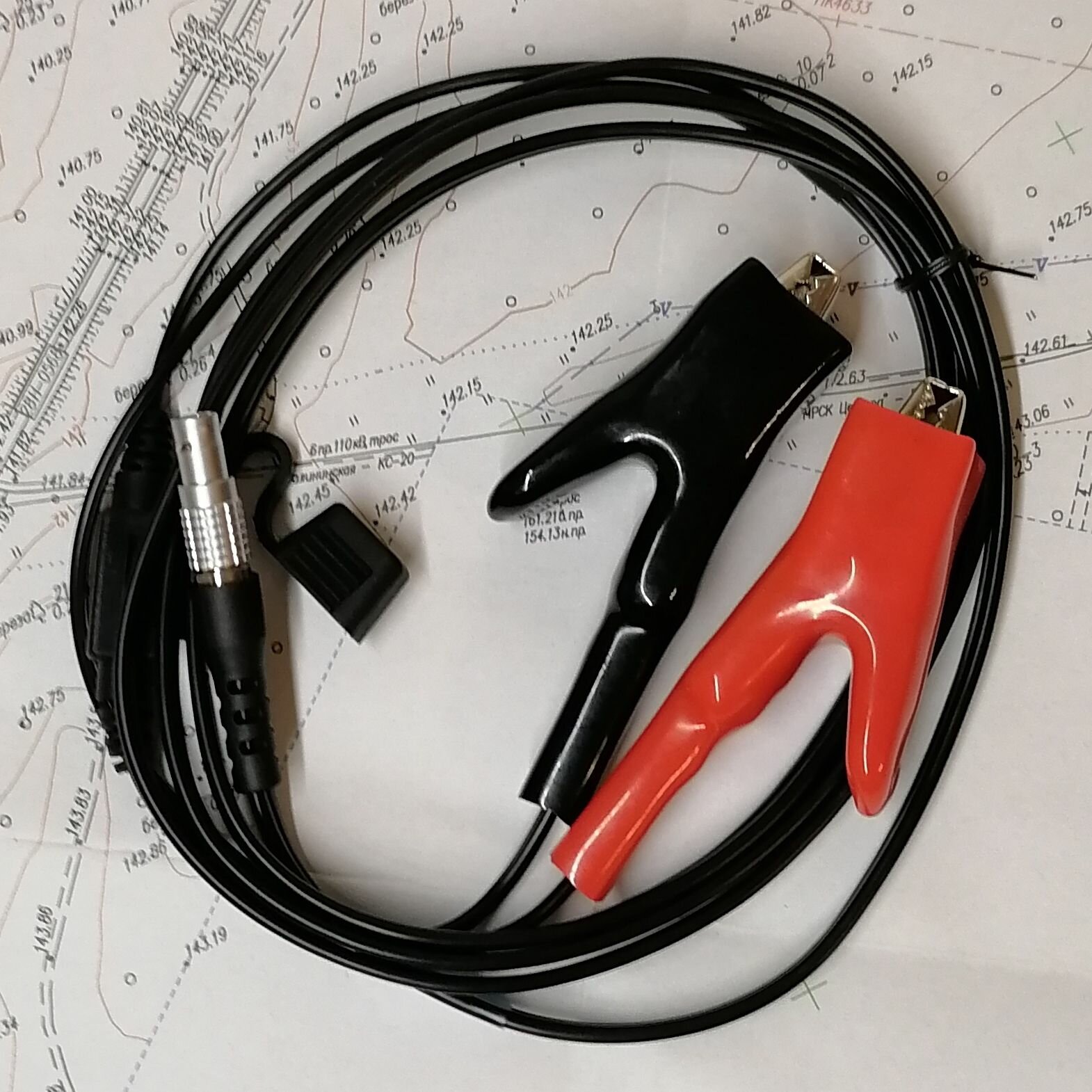 Кабель питания для гнсс EFT от автомобильного аккумулятора 12В