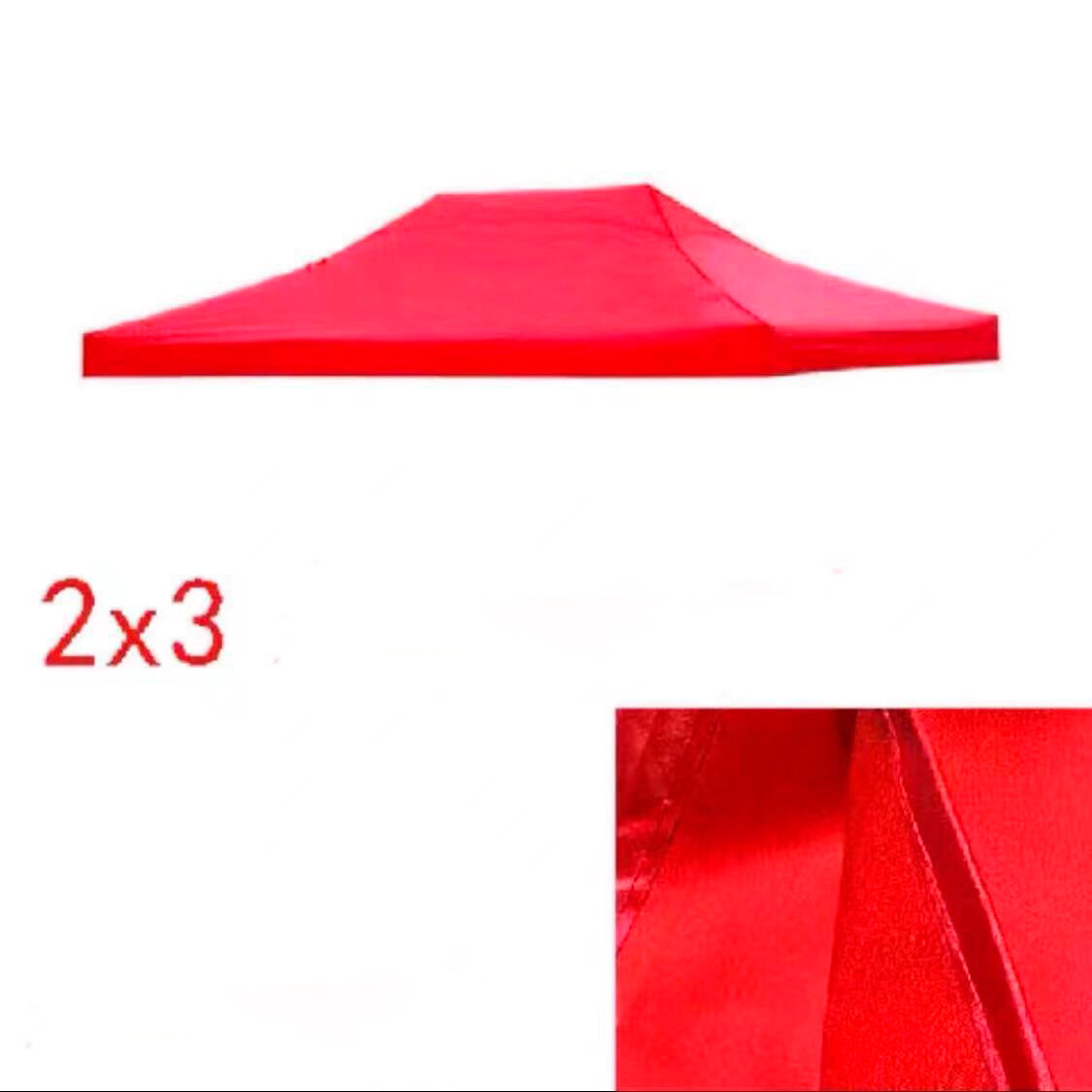 Наружный тент-крыша для беседки или шатра 2x3, красный