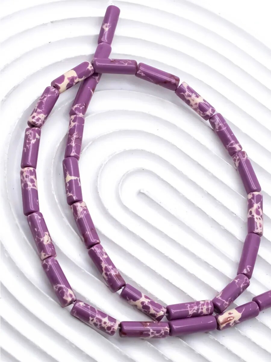 1600 Хит для украшений варисцит сиреневый 13x4 мм 1 нить NEW