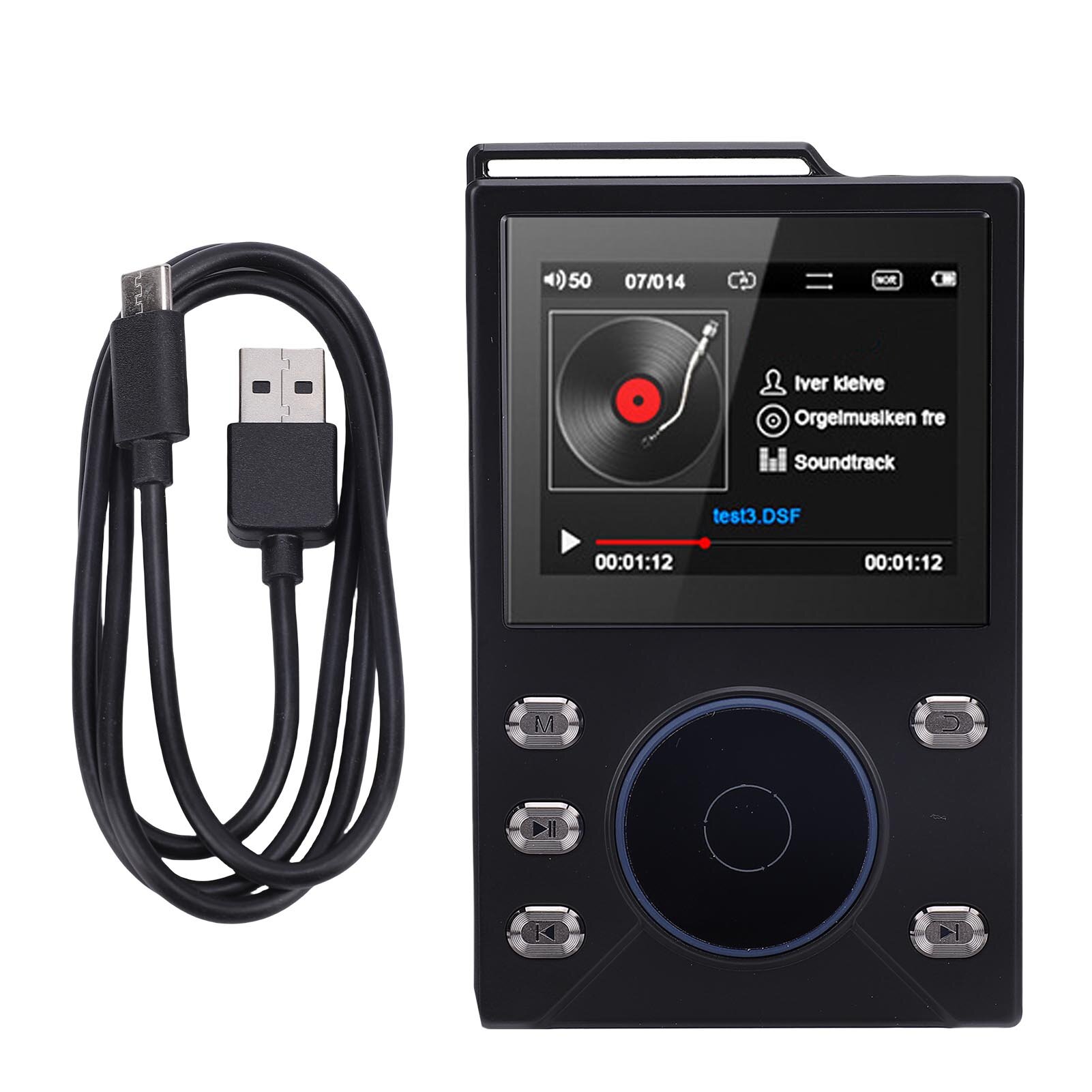 Hifi MP3 -плеер DSD FLAC без потерь воспроизведение воспроизведение высокого разрешения цифровой аудио музыкальный игрок Bluetooth 5.4 Функция до 256 ГБ расширения 128 ГБ маленькой карты памяти