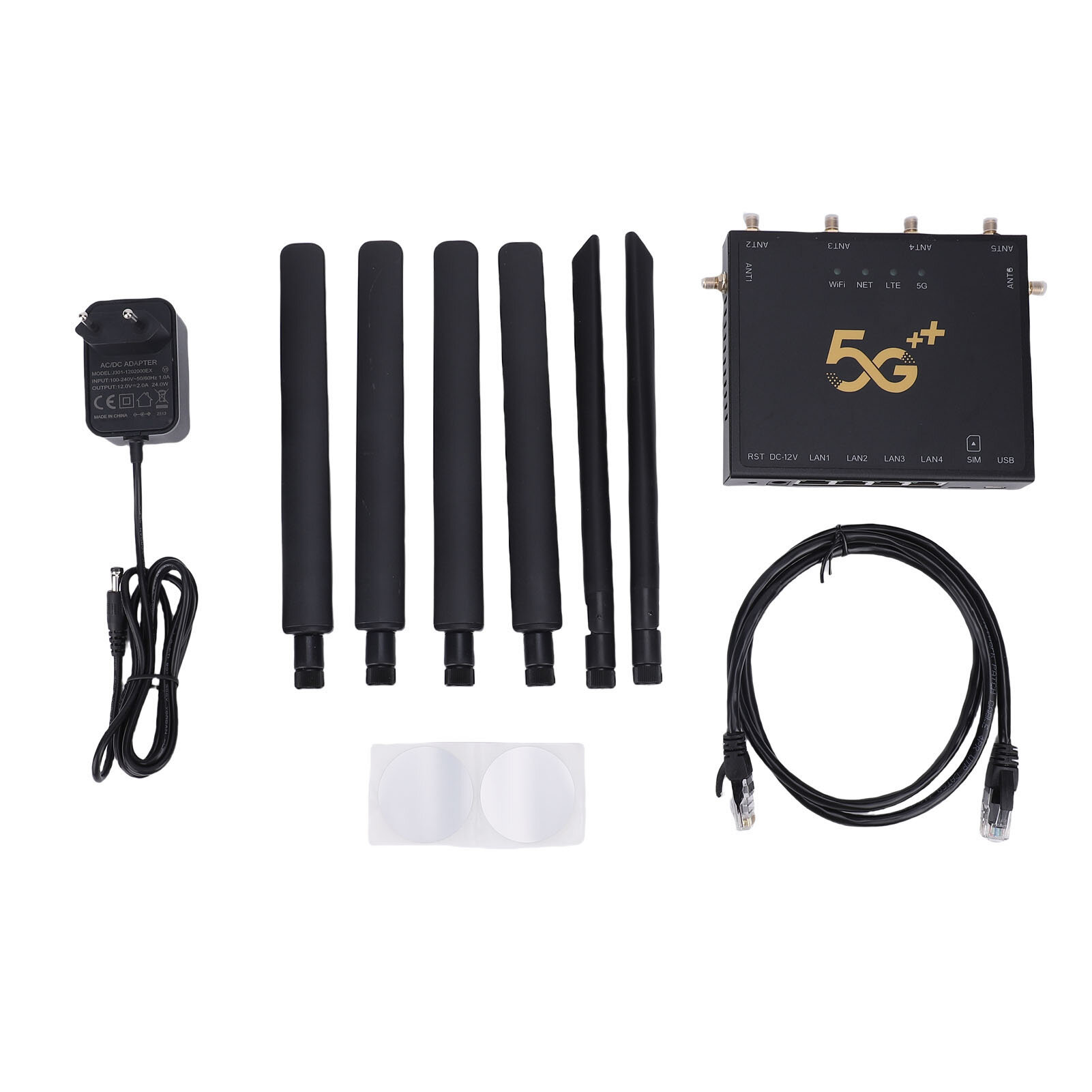 Wi -Fi 6 5G маршрутизатор 6 антенн Двойной полосы Gigabit беспроводной маршрутизатор для домашней SIM -карты слот