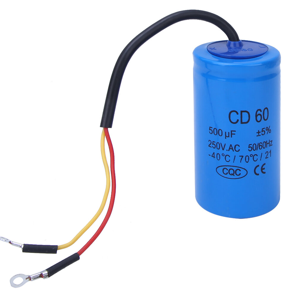 Start Capacitor CD60 250VAC 500uf -40°c 70°c 21 Explosion Proof