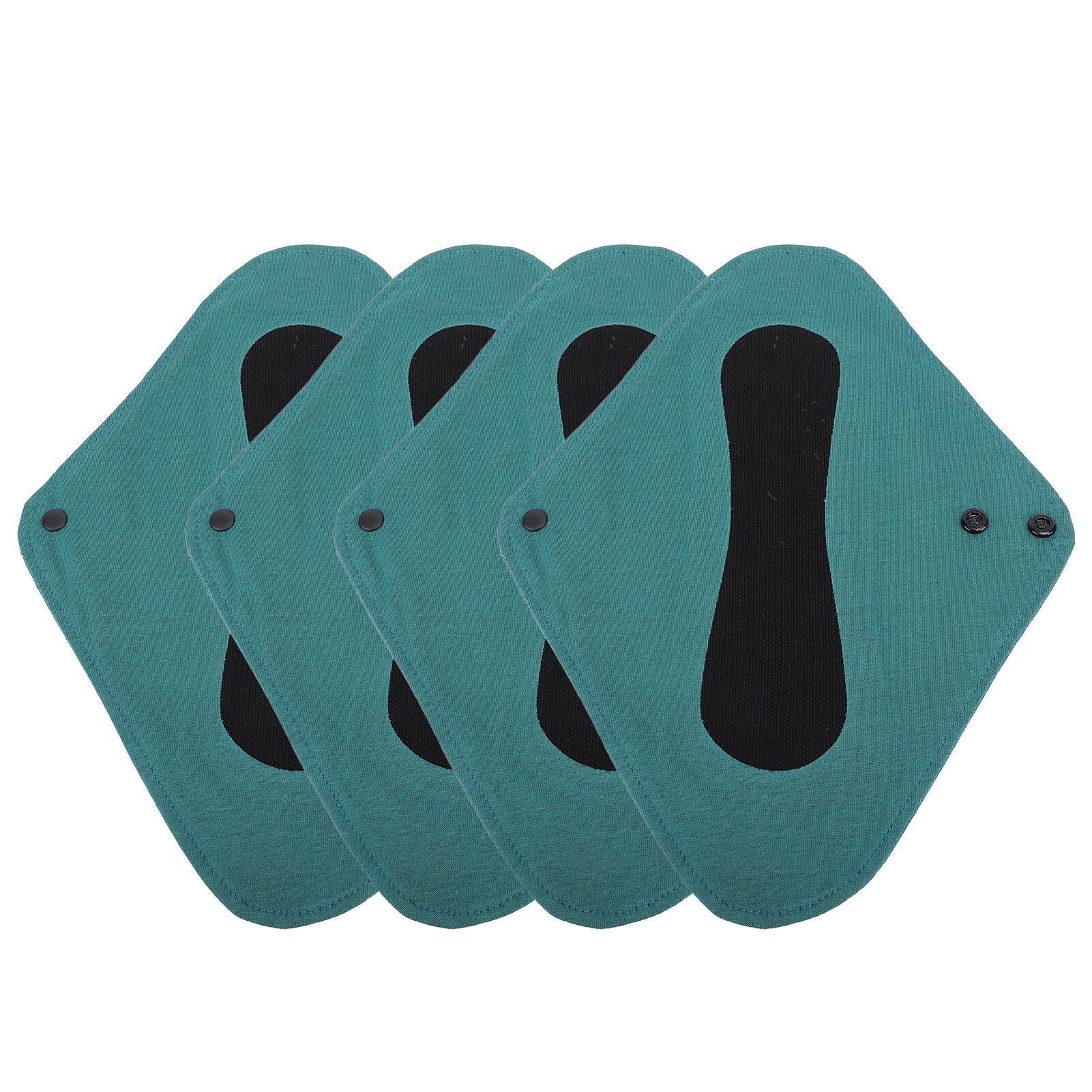 4 шт. многоразовых ежедневных прокладок из чистого хлопка, многоразовые менструальные прокладки для женщин