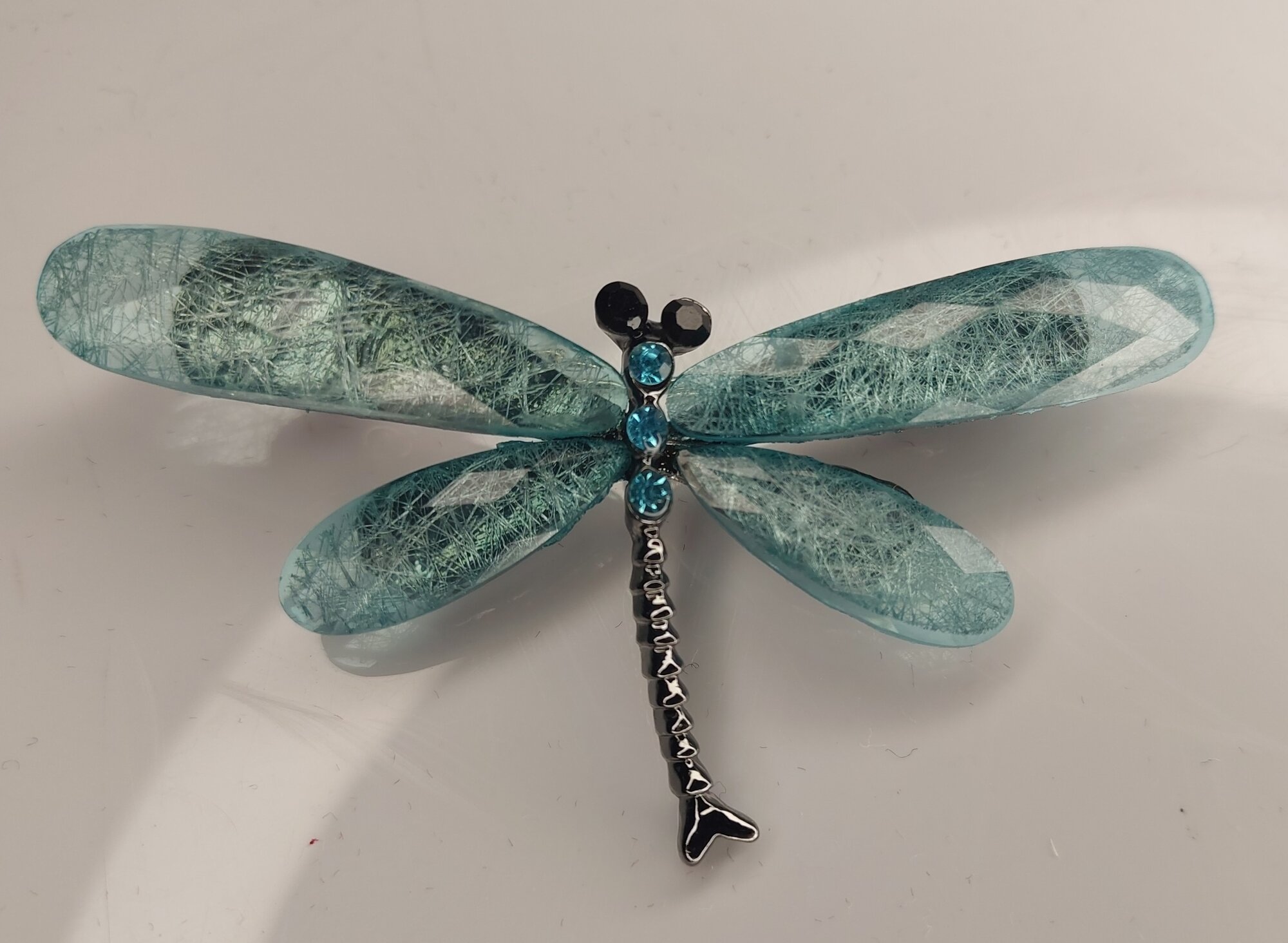 Брошь, брошка, украшение Стрекоза. Насекомое.