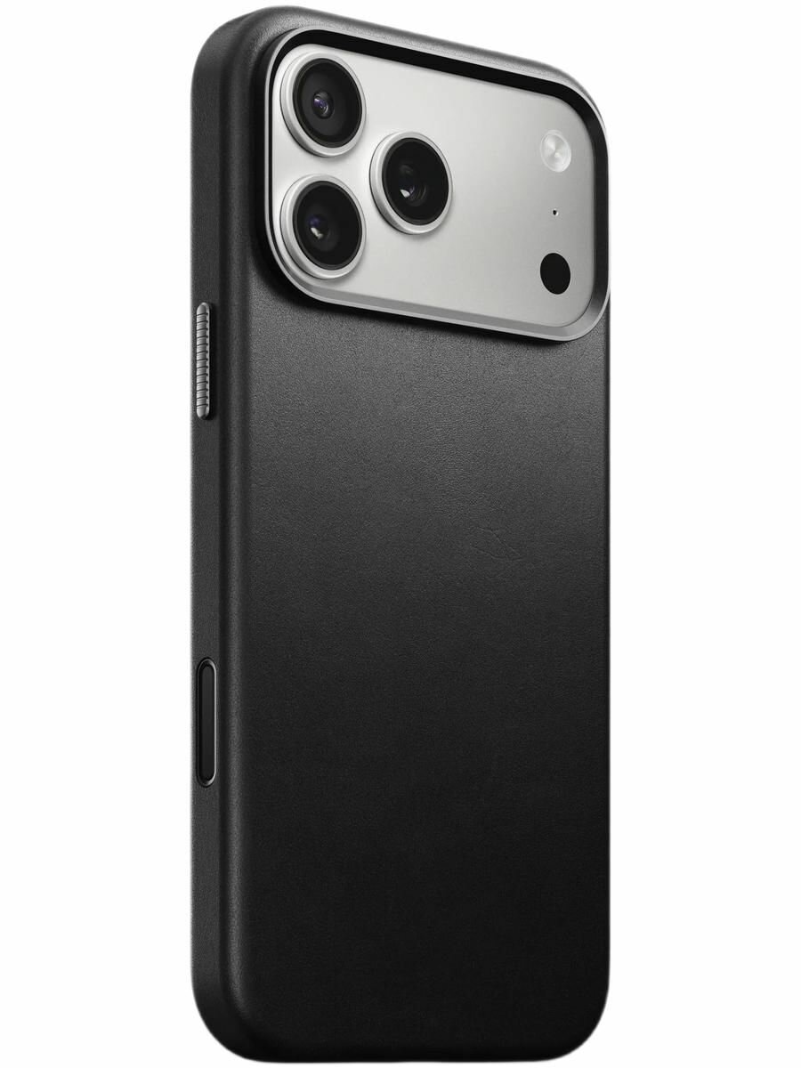 Чехол кожаный Nomad Traditional на iPhone 17 Pro Max / Айфон 17 Про Макс, MagSafe, черный