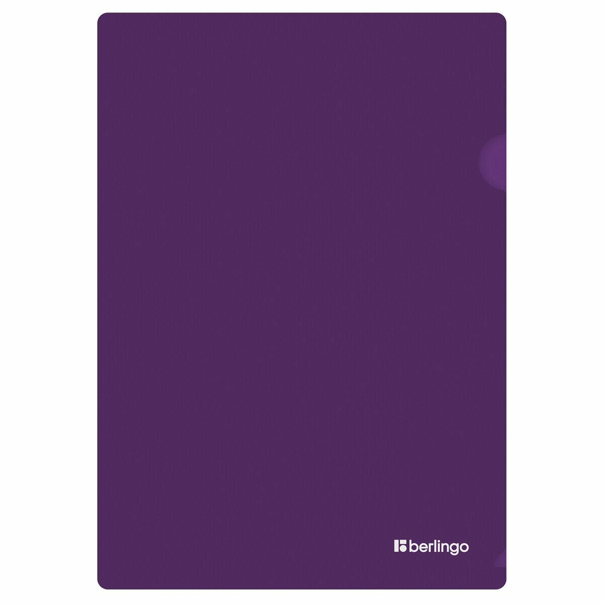 5 шт. - Папка-уголок Berlingo Soft Touch, А4, 200мкм, софт-тач, фиолетовая, LFp_A4986/369448
