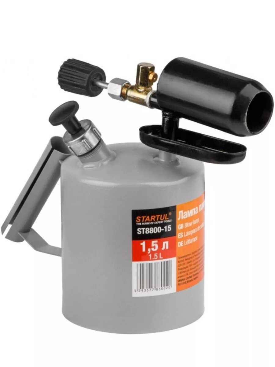 Лампа паяльная 1,5 л STARTUL, для нагрева жидкостей и различных предметов (ST8800-15)