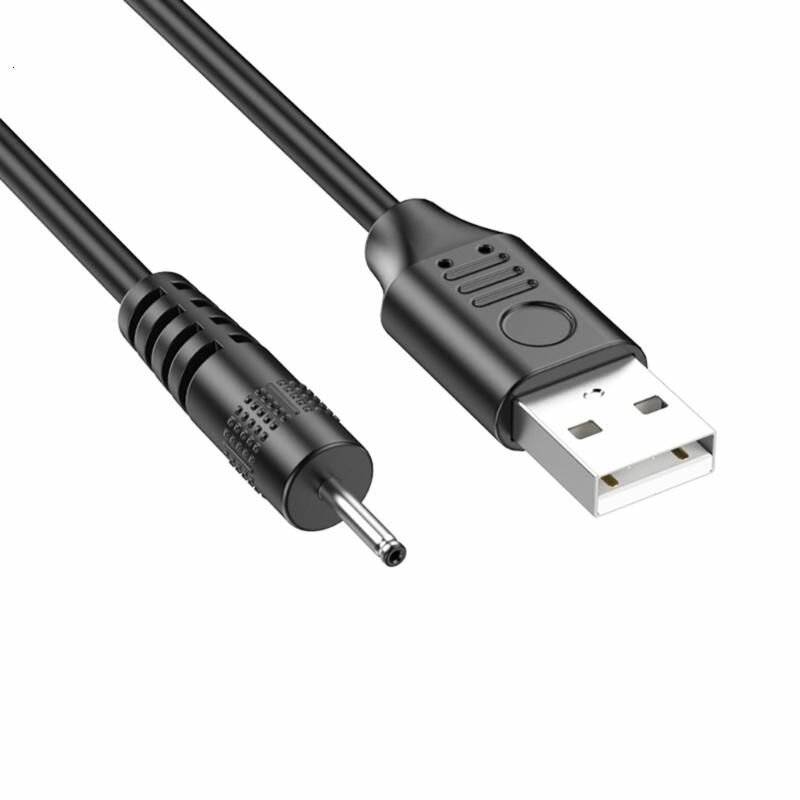 USB -DC5V Зарядка кабеля Multizize Connectors Power Power для малой электроники, 1m - 2,5x0,7 мм