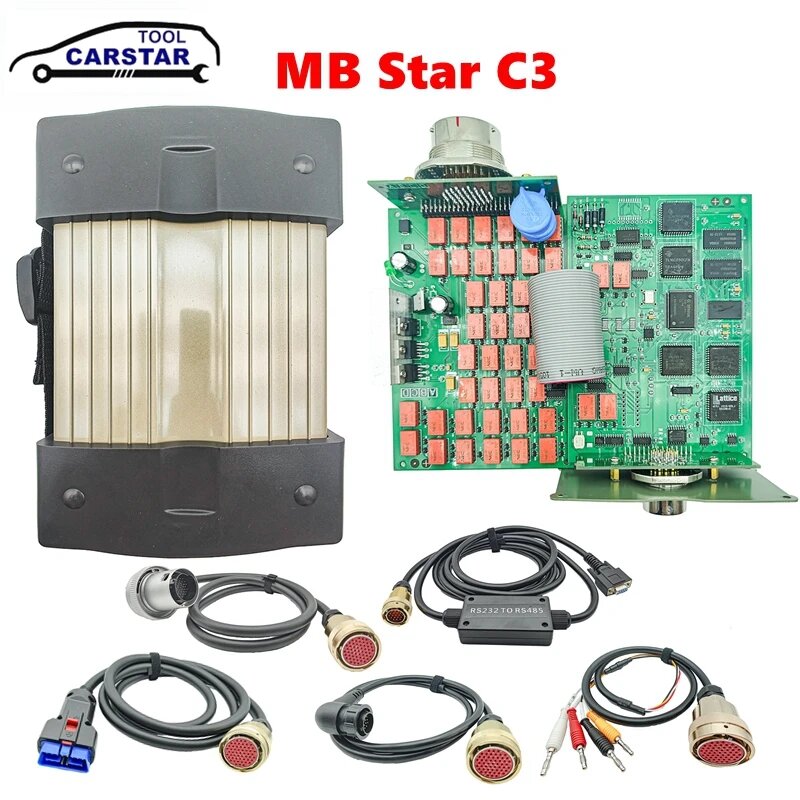 Мультиплексор MB Star C3 SD connect c3 Инструмент диагностики автомобиля MB Star C3 Мультиплексор диагностический инструмент для автомобиля/грузовика