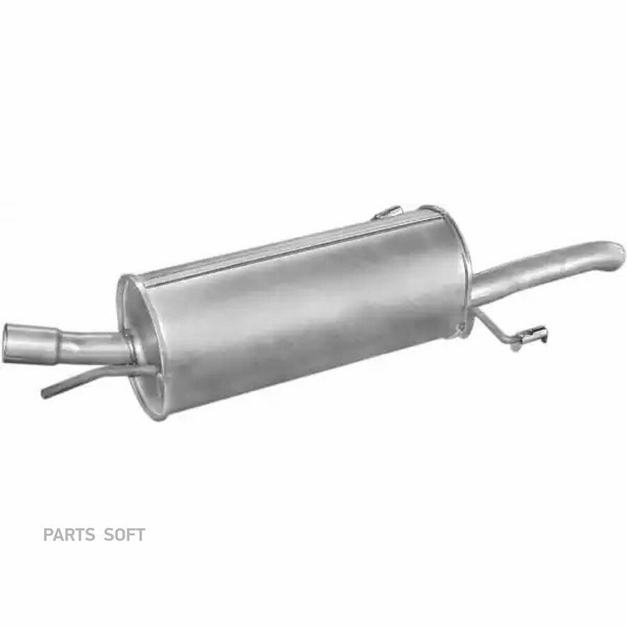 Глушитель задн часть OPEL: ASTRA G 1.2 09.00- от официального дистрибьютора, POLMOSTROW, артикул 17582