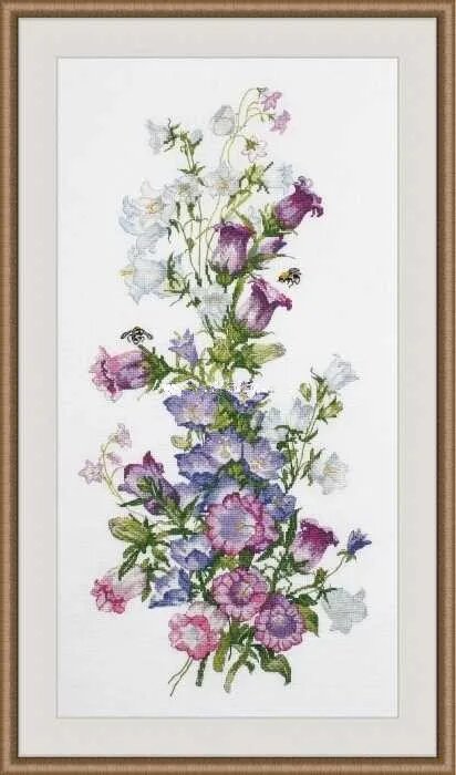 XIUSPRING набор для вышивки крестом 100% хлопок картины Сиреневый, oven952, 18ct white