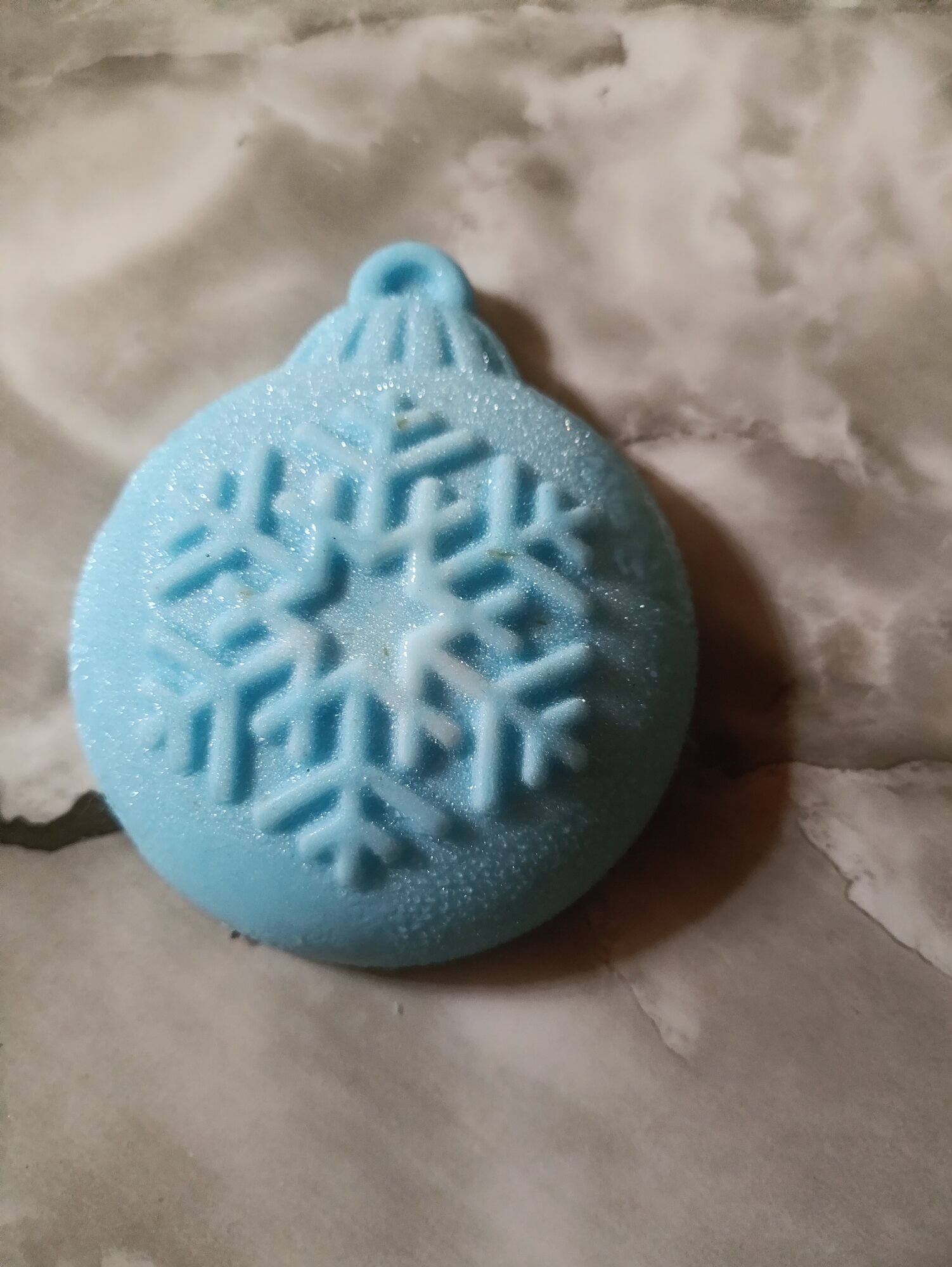 Мыло ручной работы Снежинка