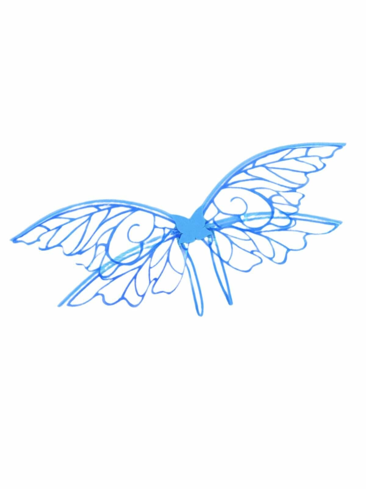 Костюм крыльев бабочки для женщин, Синий