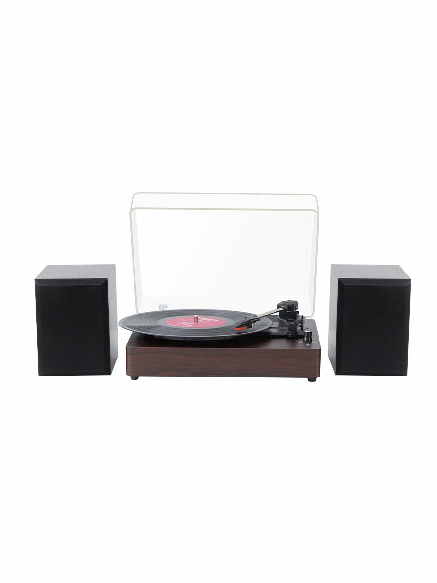 Виниловый проигрыватель Years Stay Vinyl Record Player (HY-T303) Walnut Wood