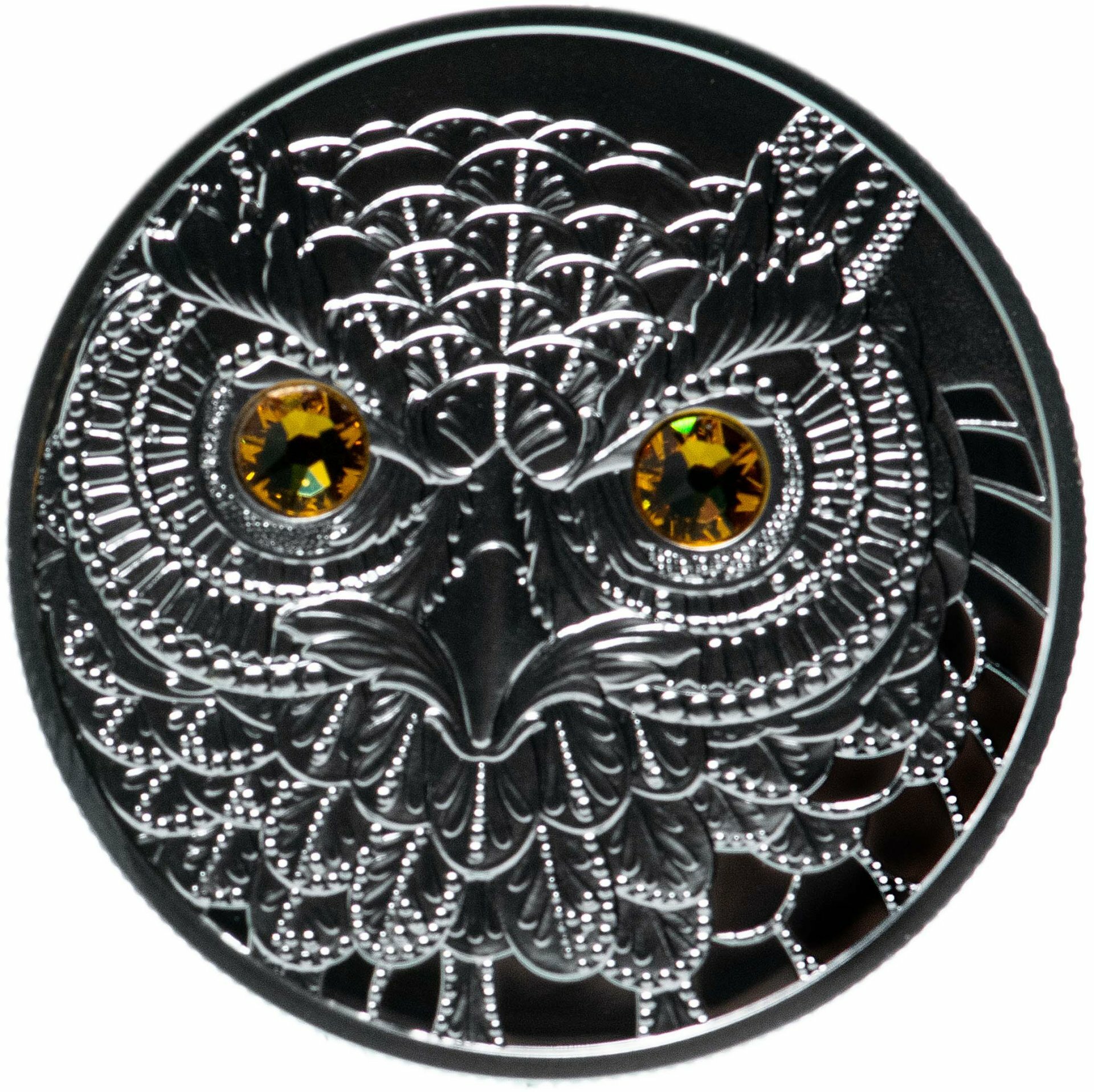 Австрия 20 евро 2021 "Европа: Сова" в футляре с сертификатом, Серебро 925, в сохранности Proof