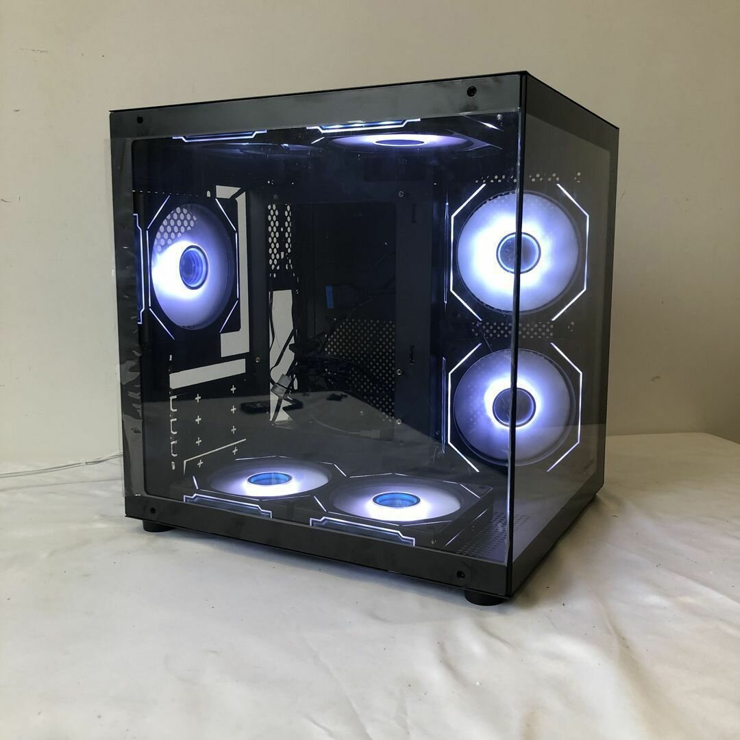 Корпус для компьютера MINI Host MATX, настольный, для сборки DIY, игровой, с прозрачной боковой панелью, корпус для киберспорта с водяным охлаждением