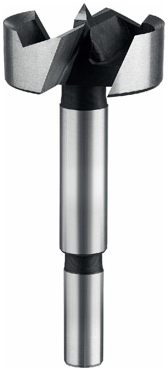 Сверло форстнера ЗУБР 40 мм по дереву фанере ДСП с цилиндрическим хвостовиком 10 мм длина 90 мм