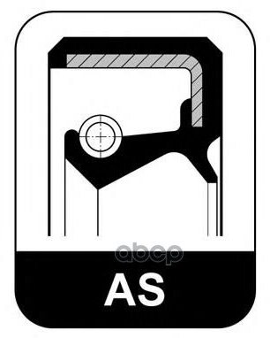Сальник ступицы колеса [40x55x8] AS NBR FORD Escort/Orion/Granada 1.1 - 2.8/1.6 - 2.1D 83 - 90 Elring арт. 039.993