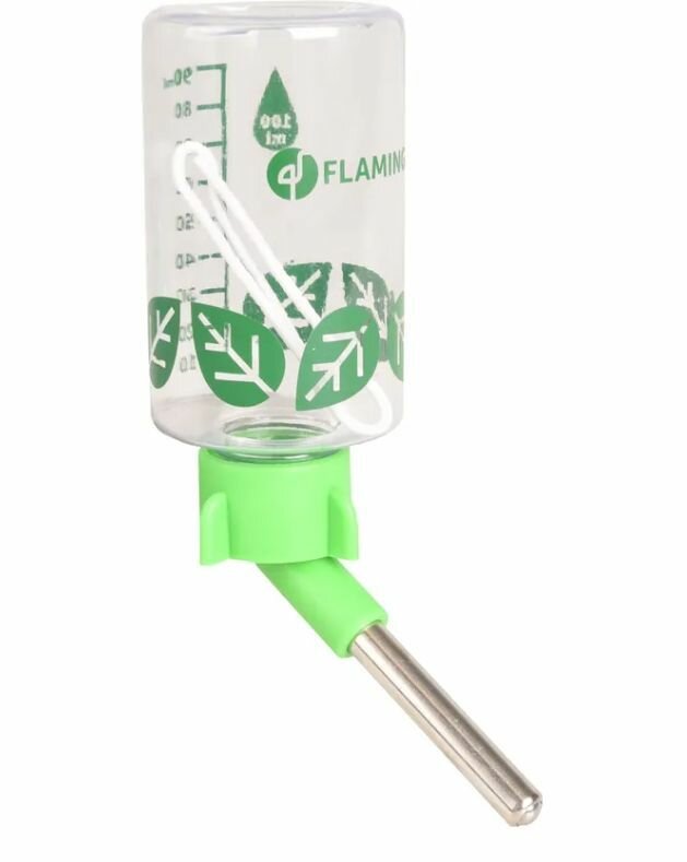 FLAMINGO Поилка для грызунов 100мл, пластик