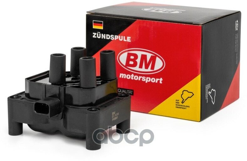 Катушка зажигания FOCUS II 05- BM EC5036 FORD FOCUS 2, FIESTA, FUSION, KUGA (круглый) BM-Motorsport арт. EC5036