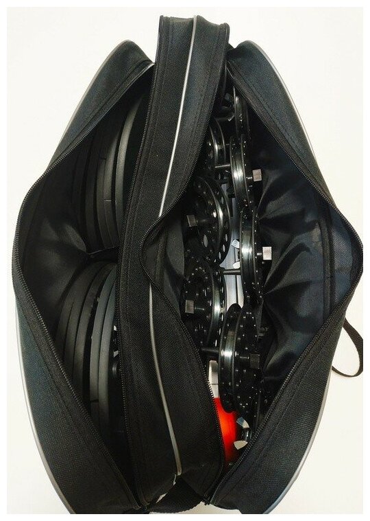 Набор жерлиц RodStars в сумке 10шт пласт. стойка катушка 90мм