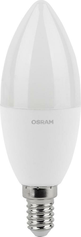 Светодиодная лампа OSRAM LED Value B40 7.5W эквивалент 75W 6500K 800Лм E14 свеча