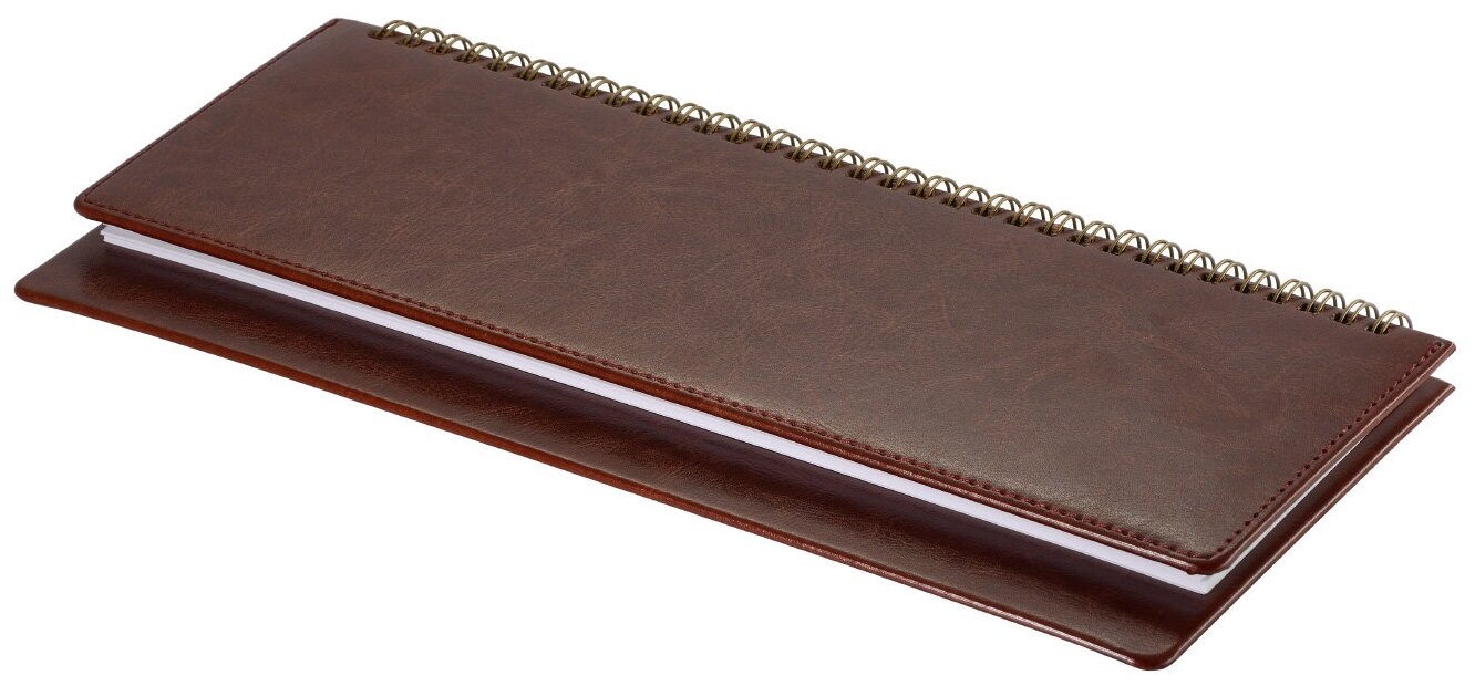 Планинг Альт датированный 2025 год, (305 х 130 мм), "SIDNEY NEBRASKA" коричневый, Арт. 3-147/03, обложка в ассортименте