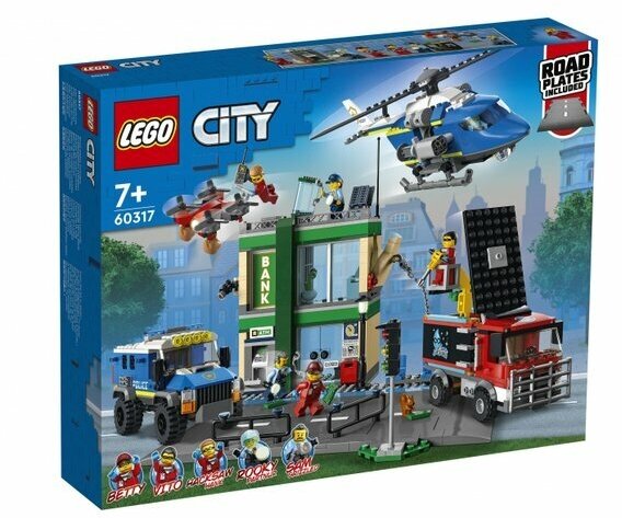 Конструктор LEGO City Полицейская погоня в банке (LEGO 60317)