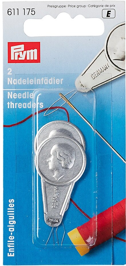 Нитковдеватель "PRYM" 611175 2 шт серебристый