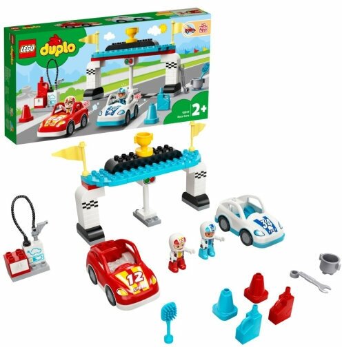 Конструктор LEGO® DUPLO™ Гоночные машины 44 детали 10947 лего оригинал