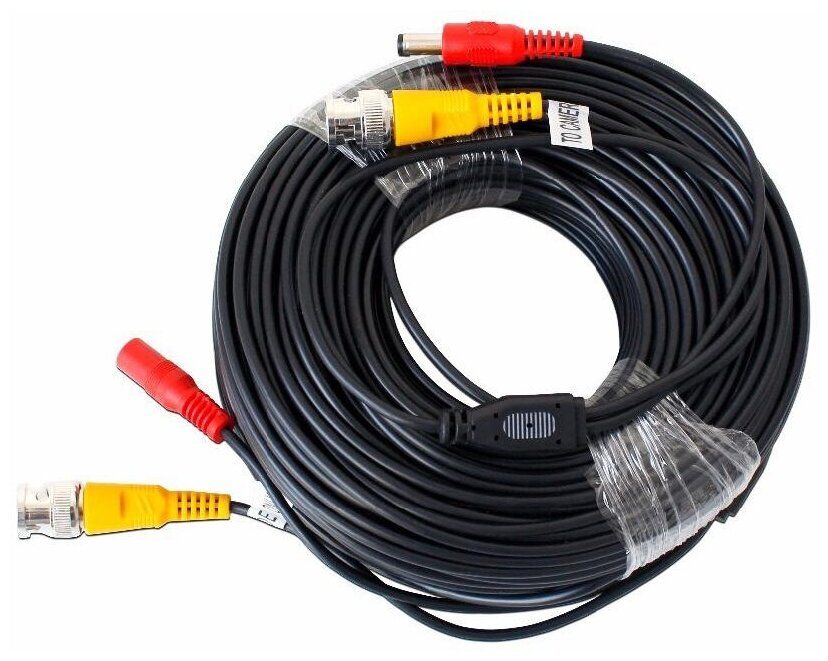 Кабель Falcon Eye BNC-BNC BNC/DC/BNC/DC 18м черный