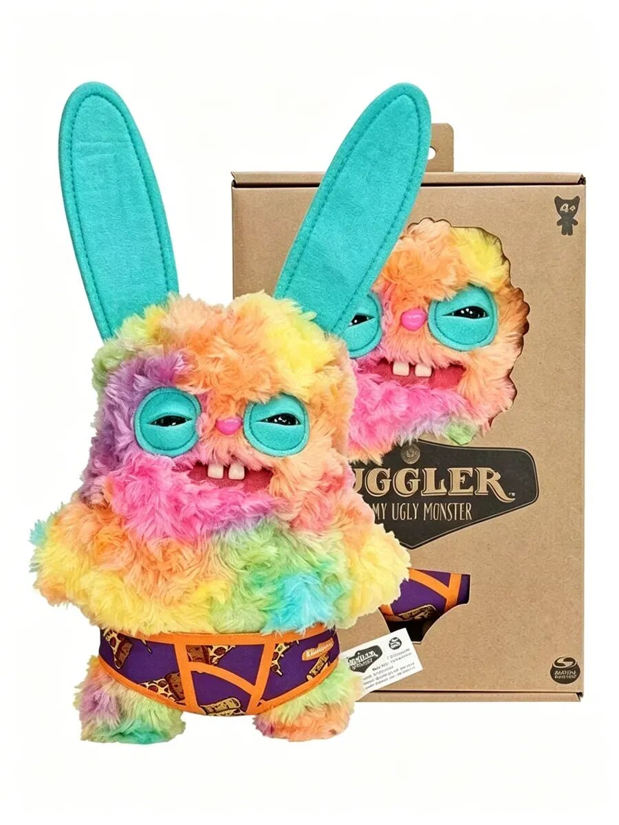 Мини Мягкая игрушка брелок Fuggler Монстр в трусах