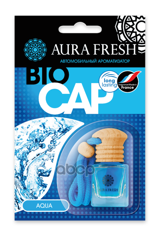 Ароматизатор подвесной жидкостный (aqua) 6мл Bio Cap AURA FRESH Aura Fresh арт. 23001
