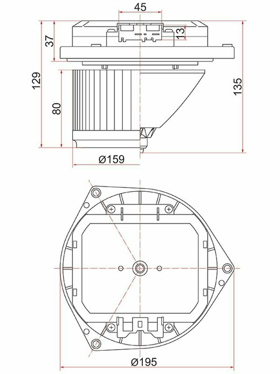 Мотор отопителя салона (Левый руль) Infiniti FX35 08-12 / Nissan Murano 02-16 Sat арт. ST-27225-JK60B