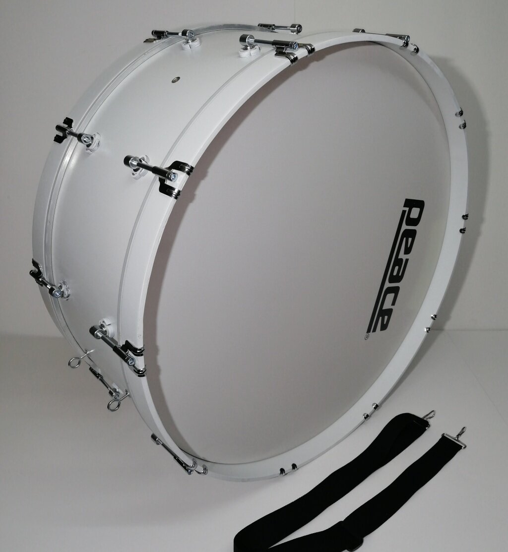 MBB-2610WH Барабан маршевый 26 х 10", белый, Мастерская Бехтеревых