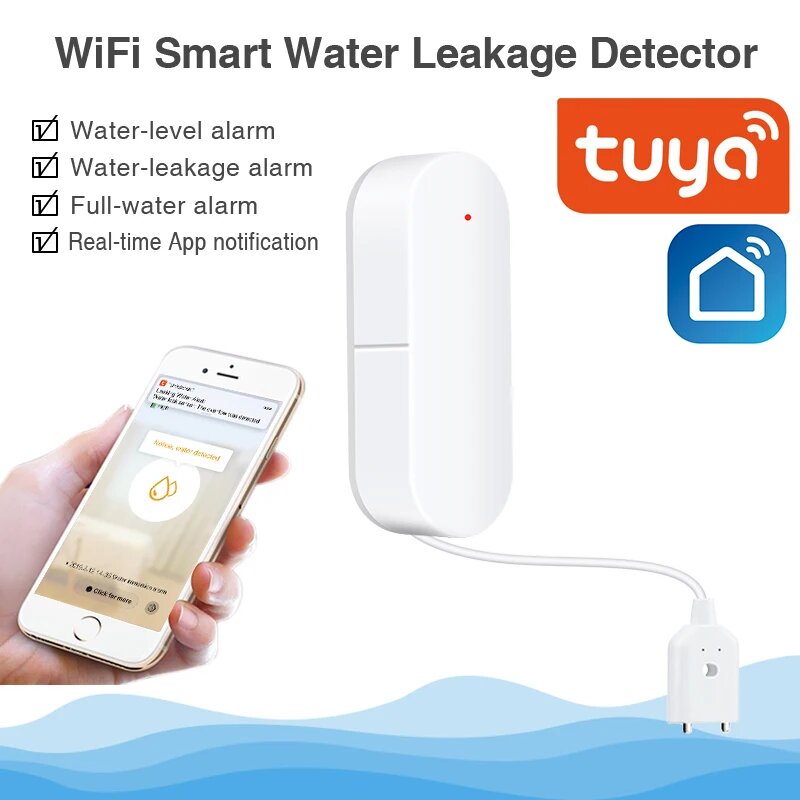 Датчик утечки воды eMastiff Tuya